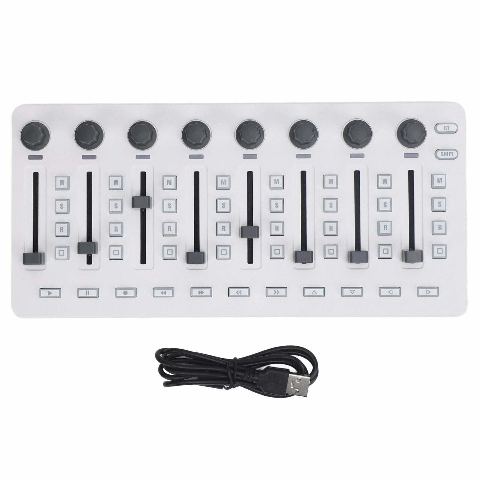 MIDI-микшер с 43 клавишами управления, 8 ручками, 8 кнопками, USB Bluetooth MIDI микшерный пульт для создания музыки