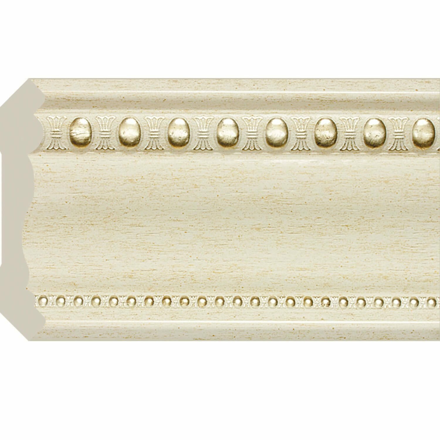 Карниз, Интерьерный багет, набор 2 шт. 80х57х1100мм Патина Cosca A80(1)/IVG2