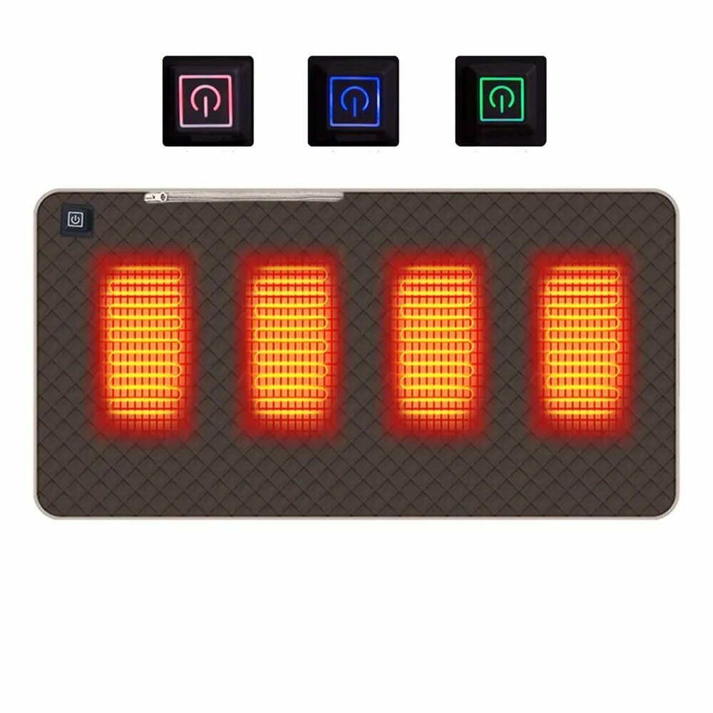 Греющая подушка для кемпинга: 4 зоны нагрева, графеновая технология