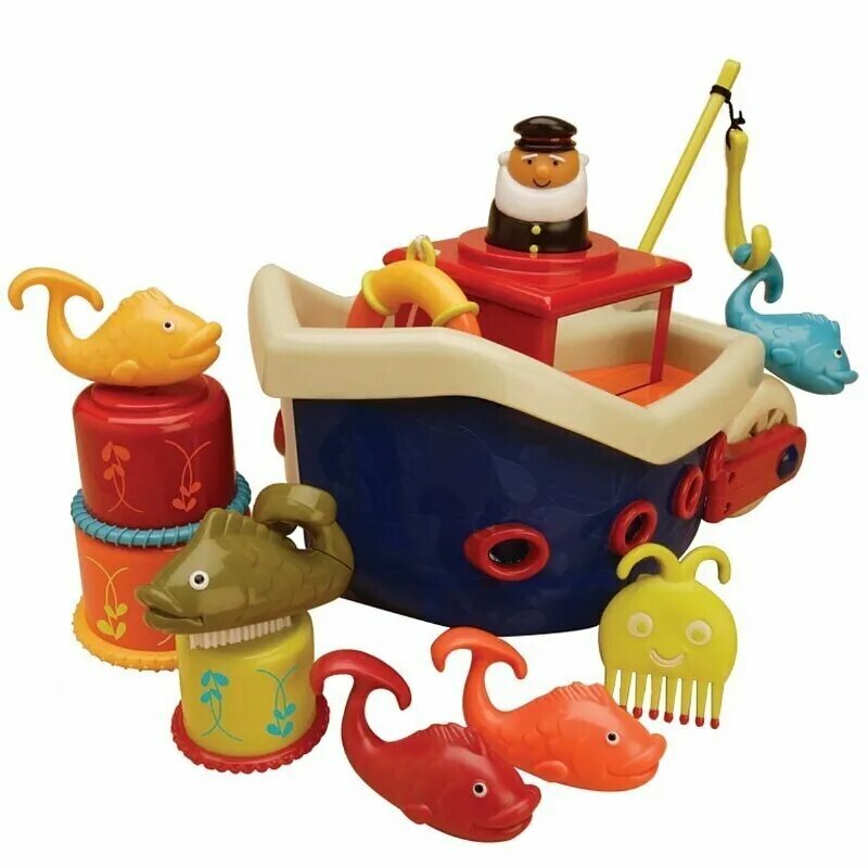 Набор игрушек для ванной B.Toys (Battat) Кораблик