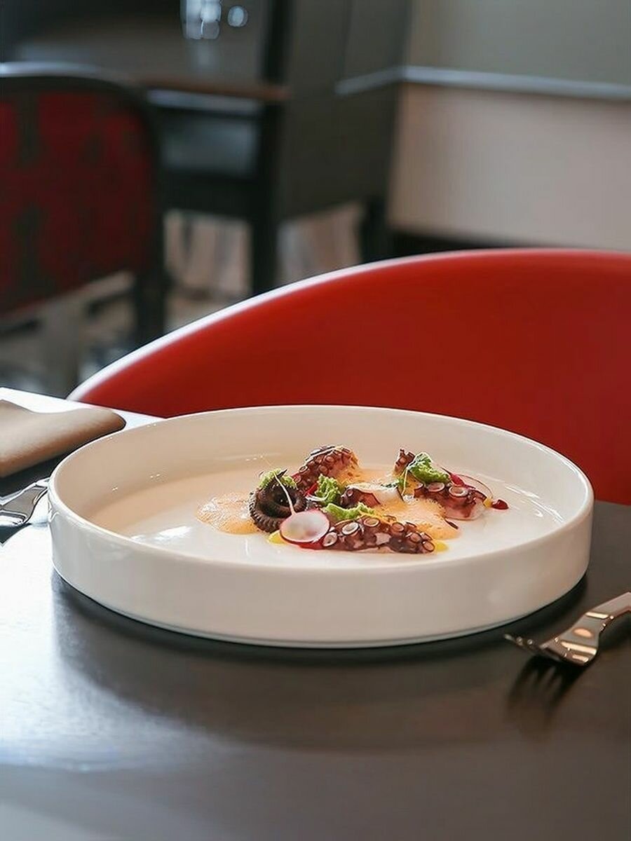 Набор тарелок основных, круглых с высоким бортом Ariane "Selas" 2 шт, 21 см.