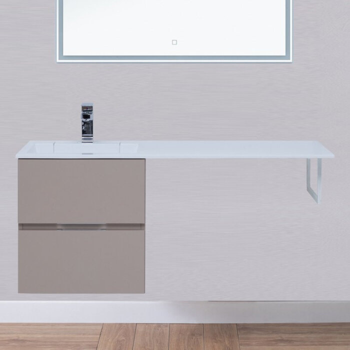 Тумба под раковину Aquanet Алвита 48 капучино