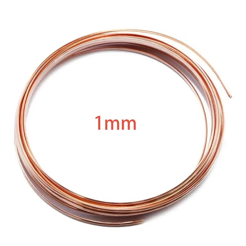 Медный провод 0,1-2,5 мм 1mm, 1Meter