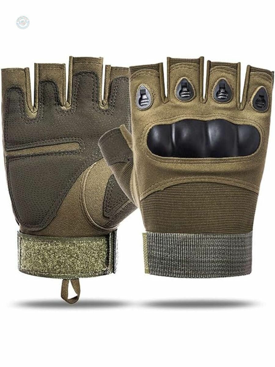 Тактические перчатки с жесткими костяшками на полупальцах для мотоцикла, охоты и активного отдыха прочные, дышащие, с усиленной защитой