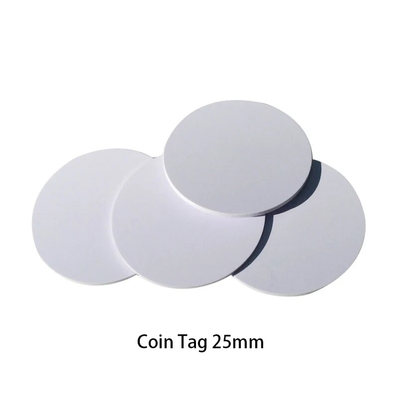 Coin Tag 25mm, No Sticker