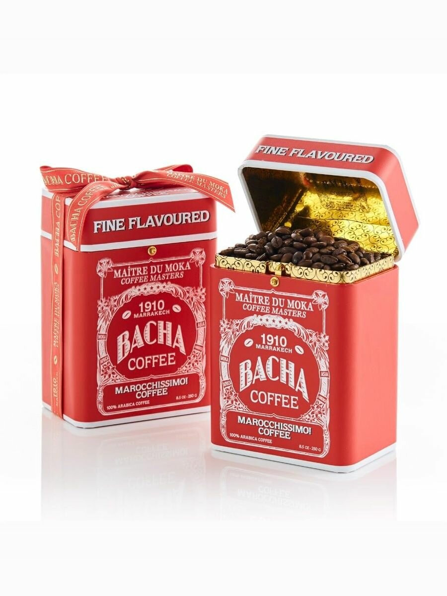 Зерновой кофе со специями, сухофруктами и орехами MAROCCHISSIMO! COFFEE BACHA