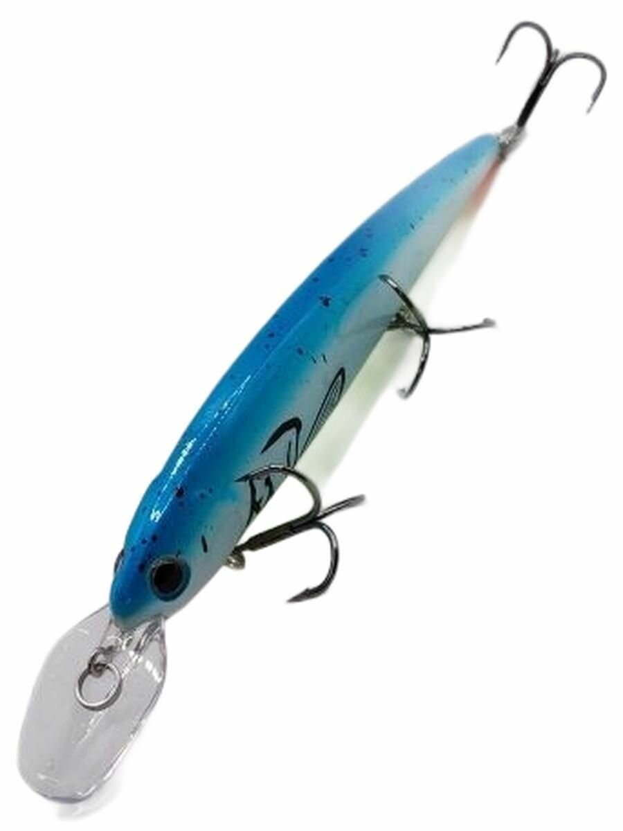 Воблер BANDIT WALLEYE SHALLOW 120 мм 19 г минноу плавающий, глубина 3 м, для щуки, окуня