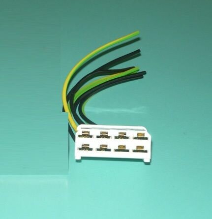 Колодка на 8 клемм с провод. "Диалуч" штыревая