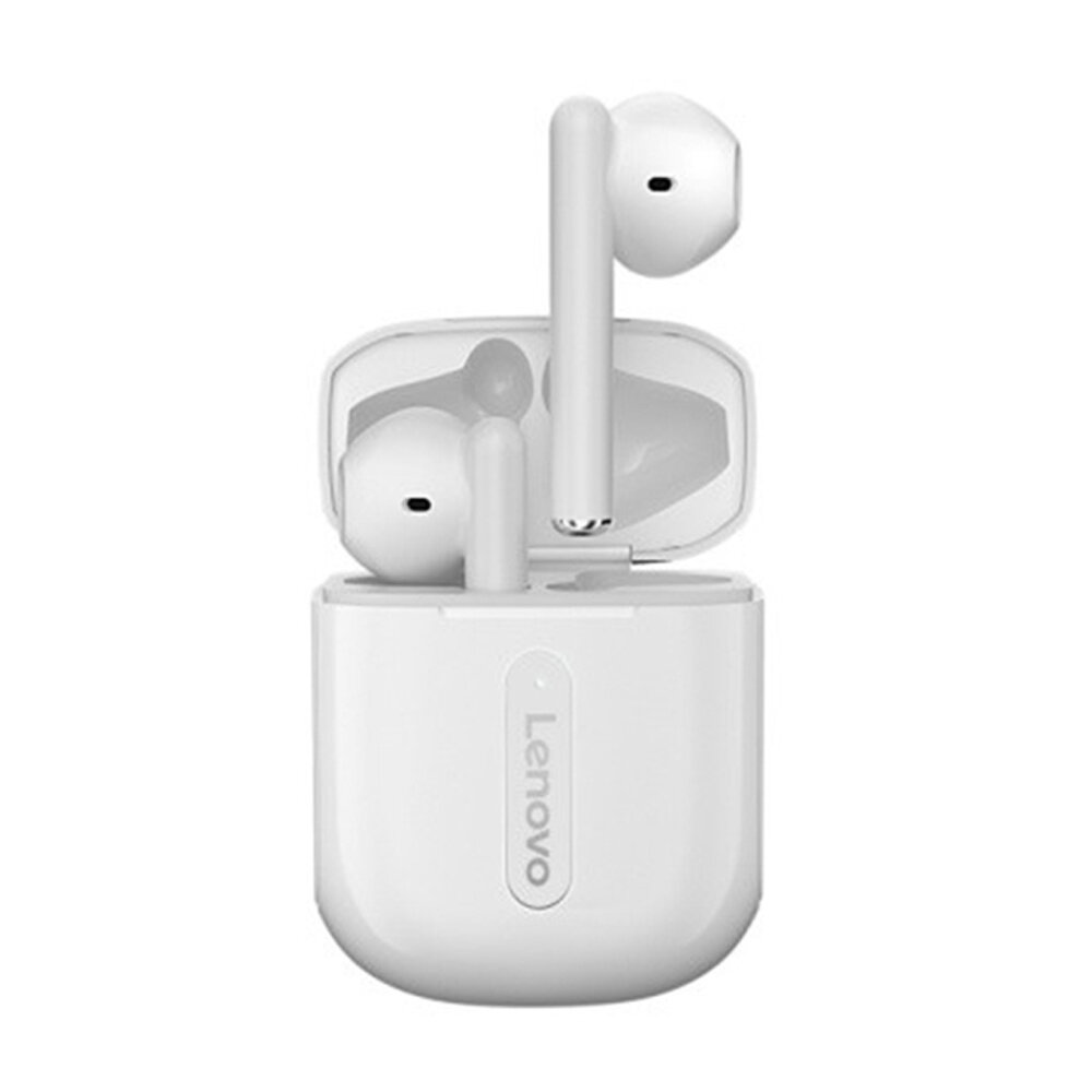 Lenovo XT83 Наушники Беспроводные True Wireless BT5.0 Музыкальные Наушники Полустыенные Ушные Наушники С Сенсорным Управлением IPX5 Водонепроницаемые Спортивные Наушники с Микрофоном, Контейнер для Зарядки 250mAh, Черный, Белый