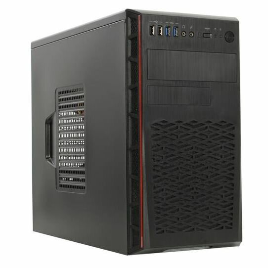Компьютерный корпус Inwin EMR-065 U3 (IW-EMR065_U3) черный - Mini Tower, Micro-ATX, USB 3.0 Type-A