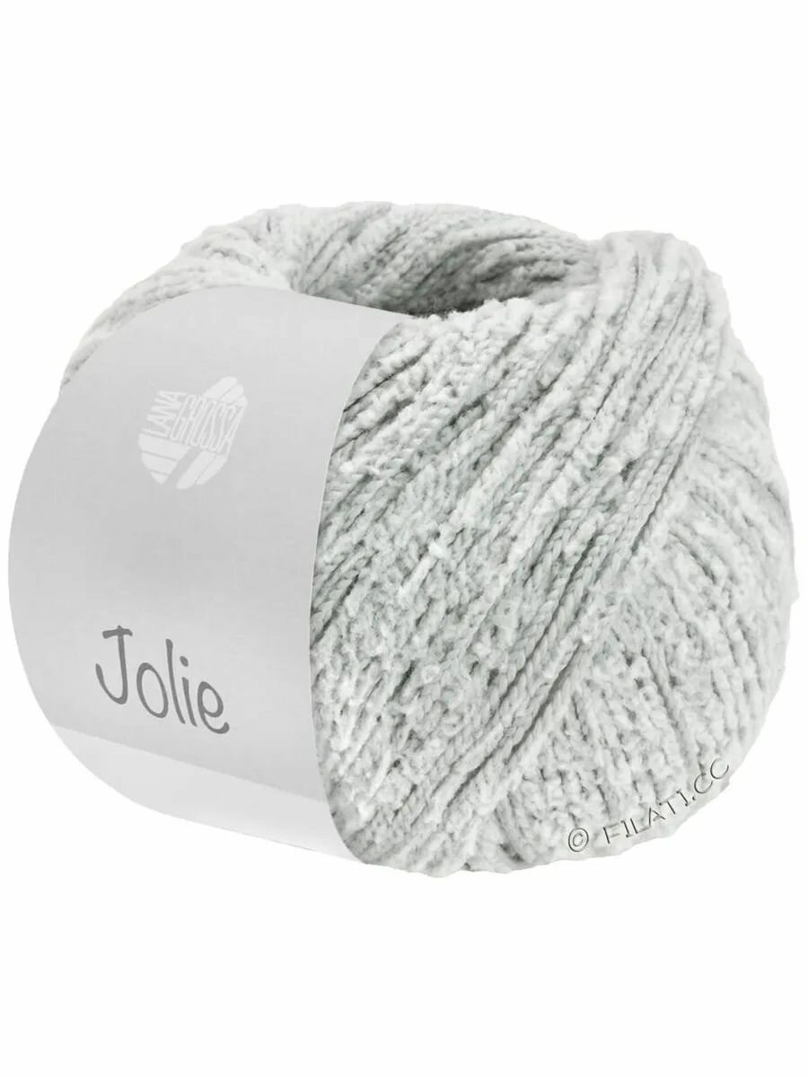 Пряжа для вязания Lana Grossa Jolie Uni плюшевая, цвет 019, 1 моток