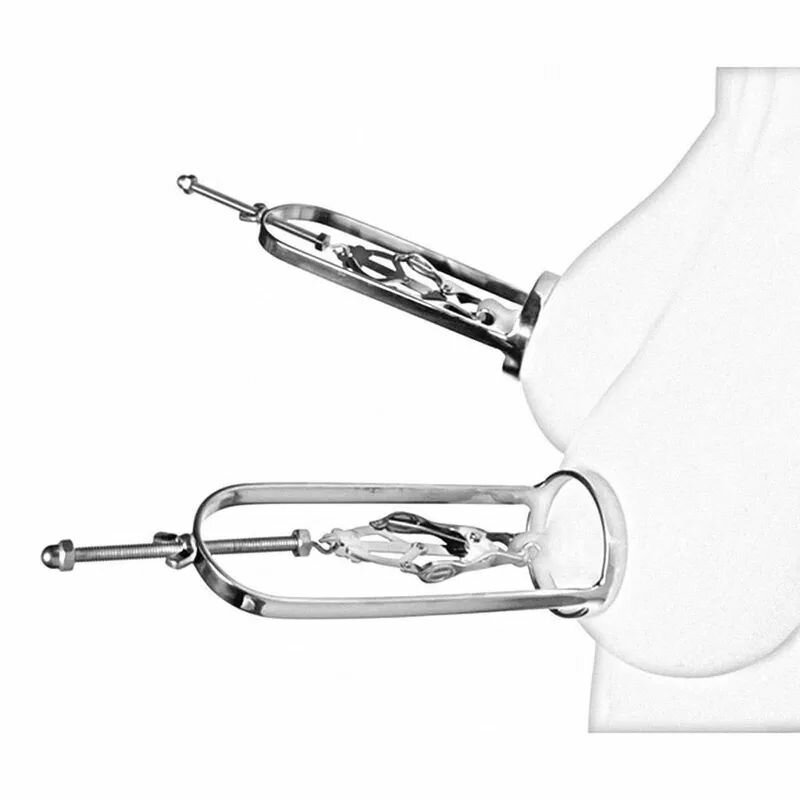 БДСМ, Зажим для сосков для мужчин и женщин, регулируемый тренажер для груди, коррекция сосков, стимулирующие эротические товары для взрослых