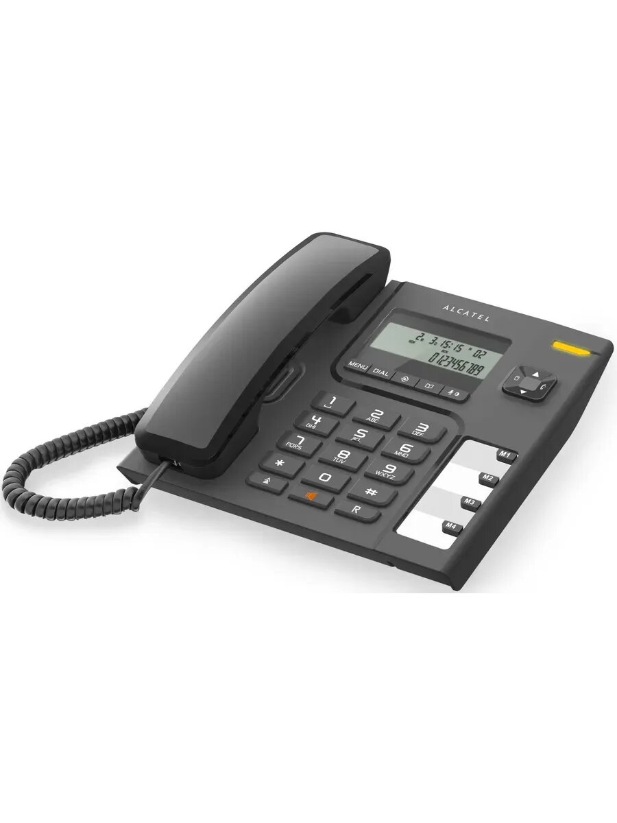 Телефон проводной T56 черный