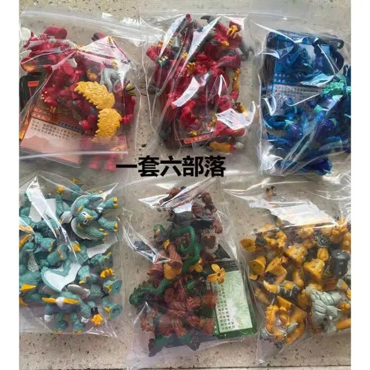 Фигурка героя мультфильма gormiti, 40 шт, 4-7 см, кукла из ПВХ, Детская Коллекционная модель, игрушка «властители природы», 40pcs no same, Унисекс