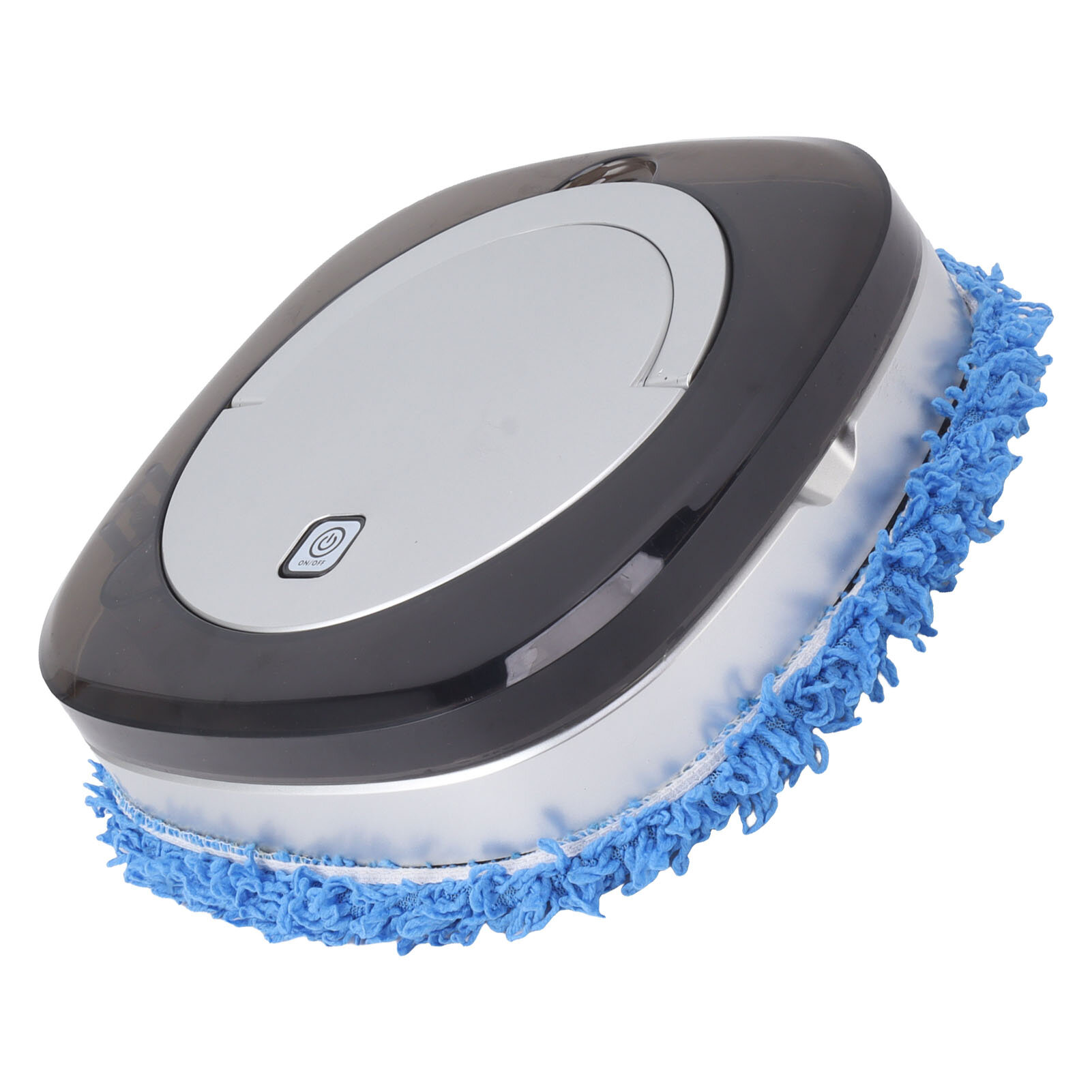 Автоматический робот для мытья полов Робот для мытья полов с резервуаром для воды Пылесос и робот для чистки швабры Серебристый