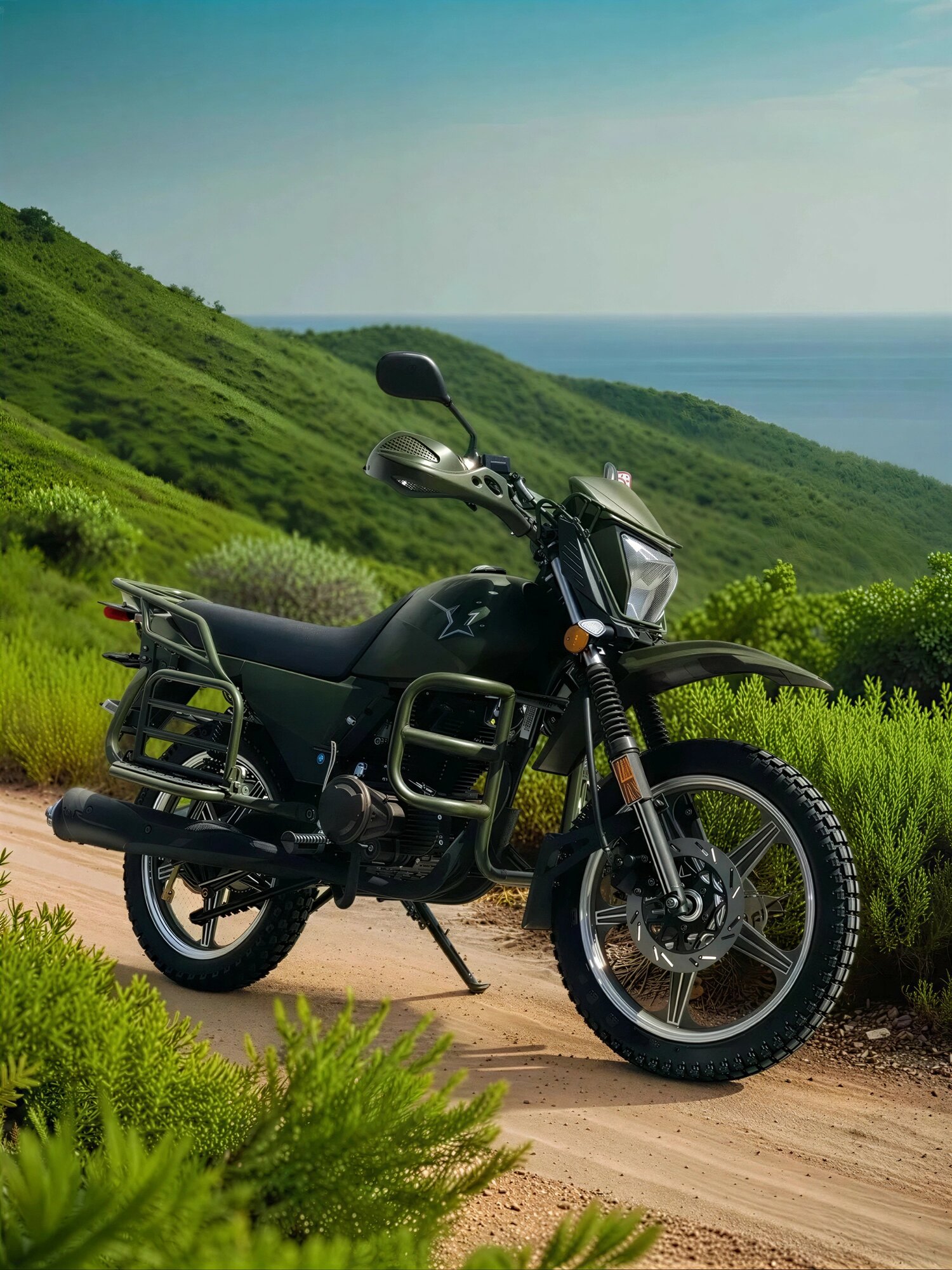 Мотоцикл INTRUDER 200 GREEN с ПТС