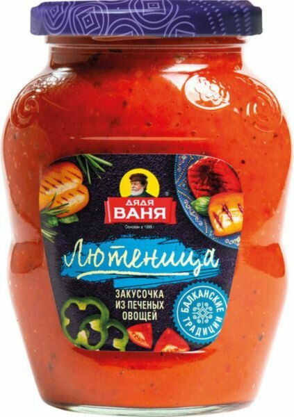 Закуска овощная Дядя Ваня Лютеница, 370г