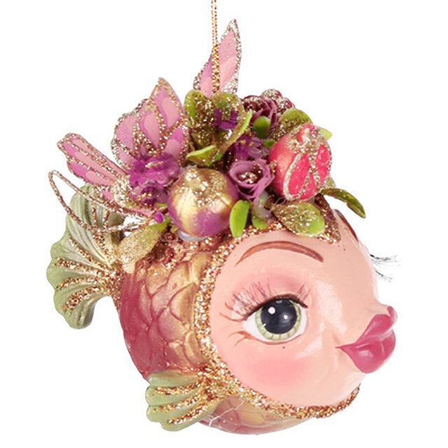 Елочная игрушка Рыбка Рози - Fairy Sea Banquet 10 см, Goodwill (Гудвилл), B87256-1