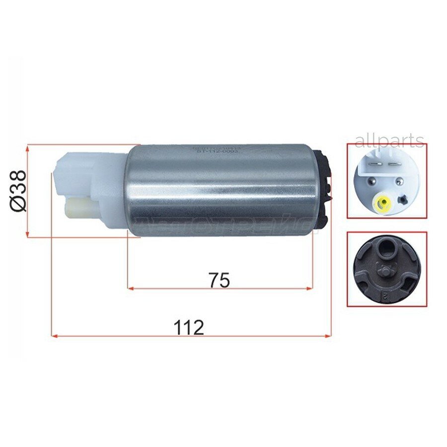 SAT ST-112-0003 Топливный насос Honda Accord 93-08 / Civic 91-00