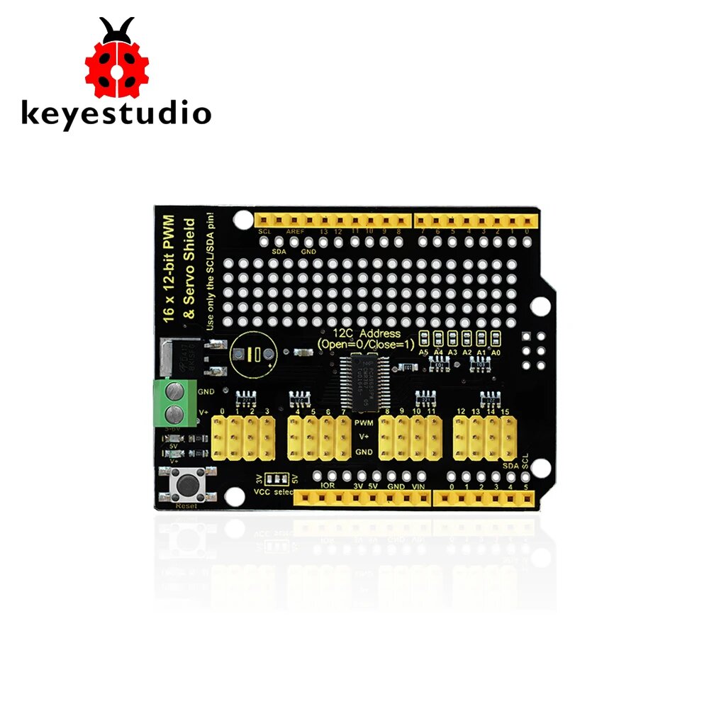 16-канальный щит привода серводвигателя Keyestudio для Arduino