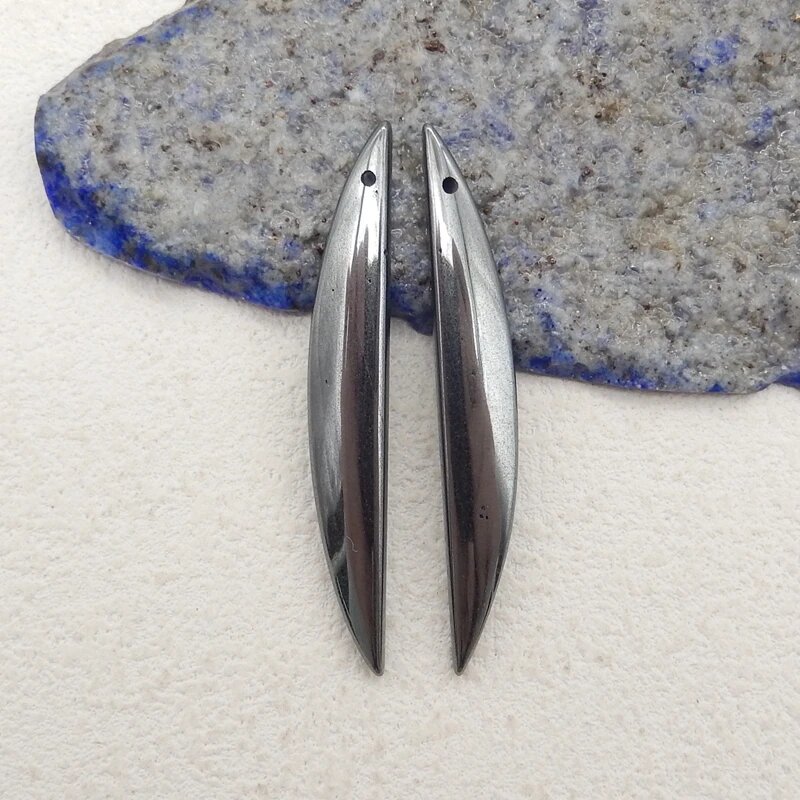 Гематитовые бусины для украшений B&F 47x7x4 мм 8 г