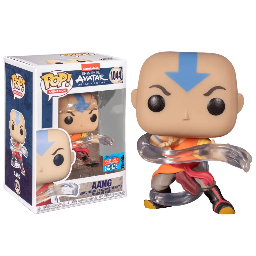 Фигурка Funko Pop! Avatar: Aang Airbending (Эксклюзив NYCC 2021 (Фанко Поп Аанг магия воздуха из мультсериала Аватар: Легенда об Аанге))