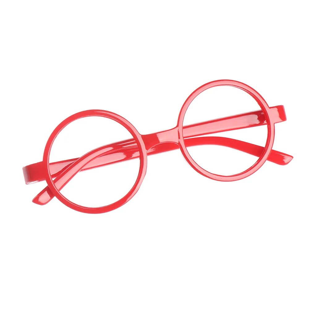 Круглые очки Round Glasses Frame Красный, red