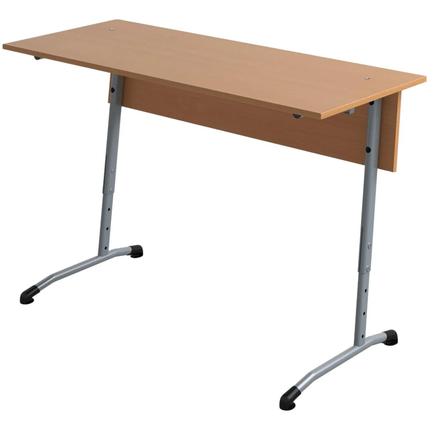 Парта МЕТ_ Стол ученический Гармония 2-местный 3-7г. р. бук/серый