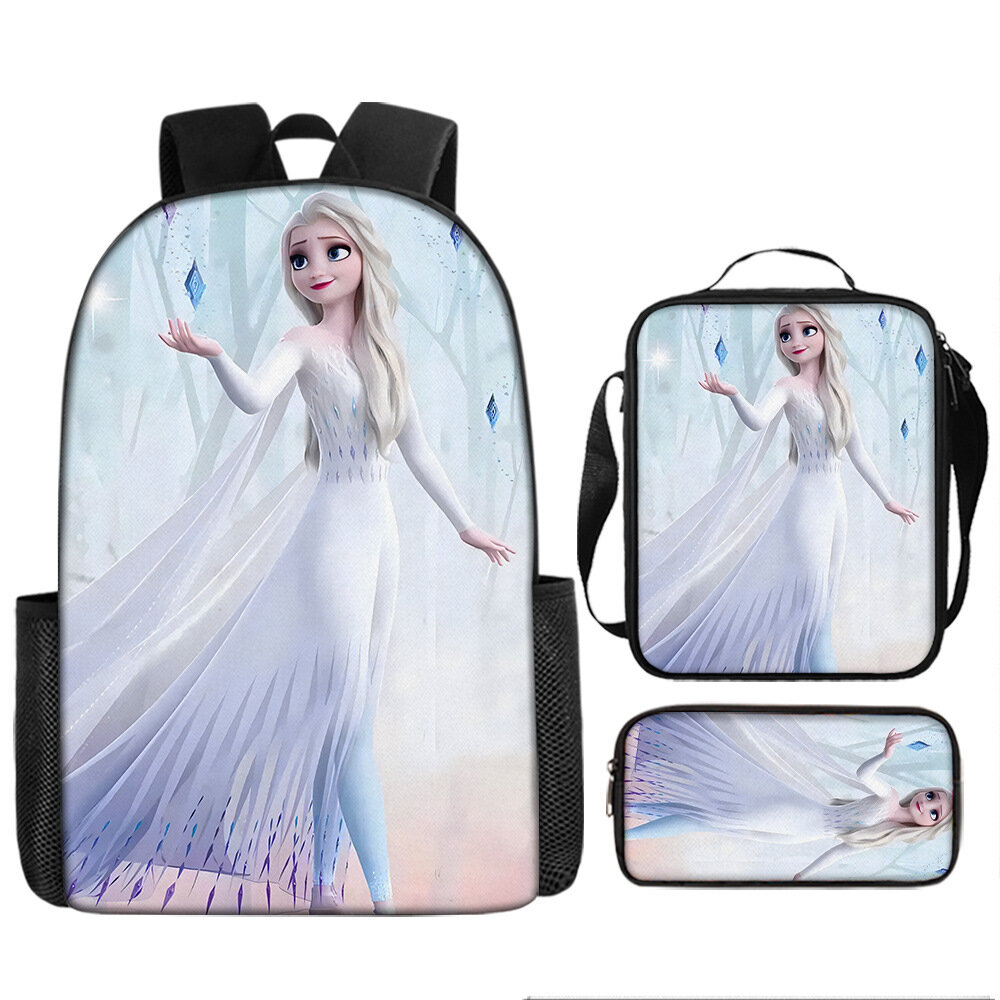 Школьная сумка для детей, детский сад, женский лед и снег, принцесса Эльзы, компьютерная сумка, водоотталкивающий костюм большой вместимости, новая сумка через границу
