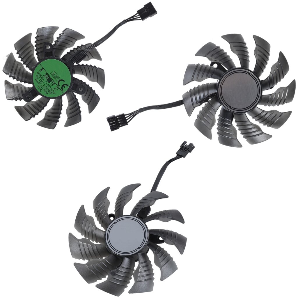 82-миллиметровый вентилятор охлаждения видеокарты T129215SU 4pin DC12V обеспечивает оптимальную производительность в ПК для RTX3070ti 3080 3090