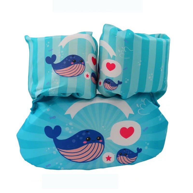 Красочный детский плавательный круг с надувным спасательным жилетом для серфинга и плавания кит