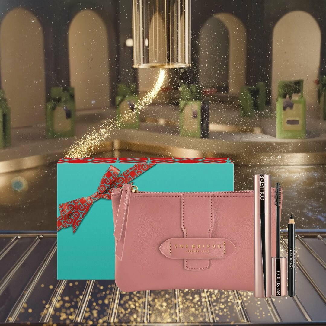 Collistar - Набор: Тушь для ресниц Infinito - 01 Extra Black 7,5 мл + карандаш для глаз 0.8 гр черный + косметичка