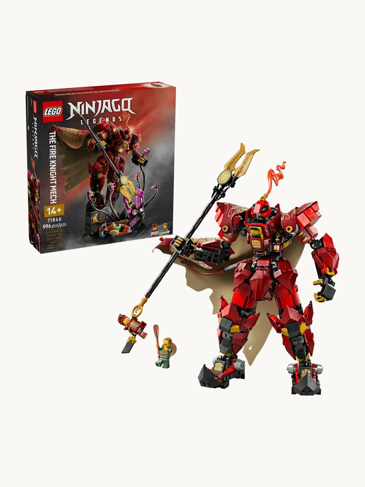 Конструктор LEGO Ninjago 71846 Боевой робот «Рыцарь огня», 996 дет.