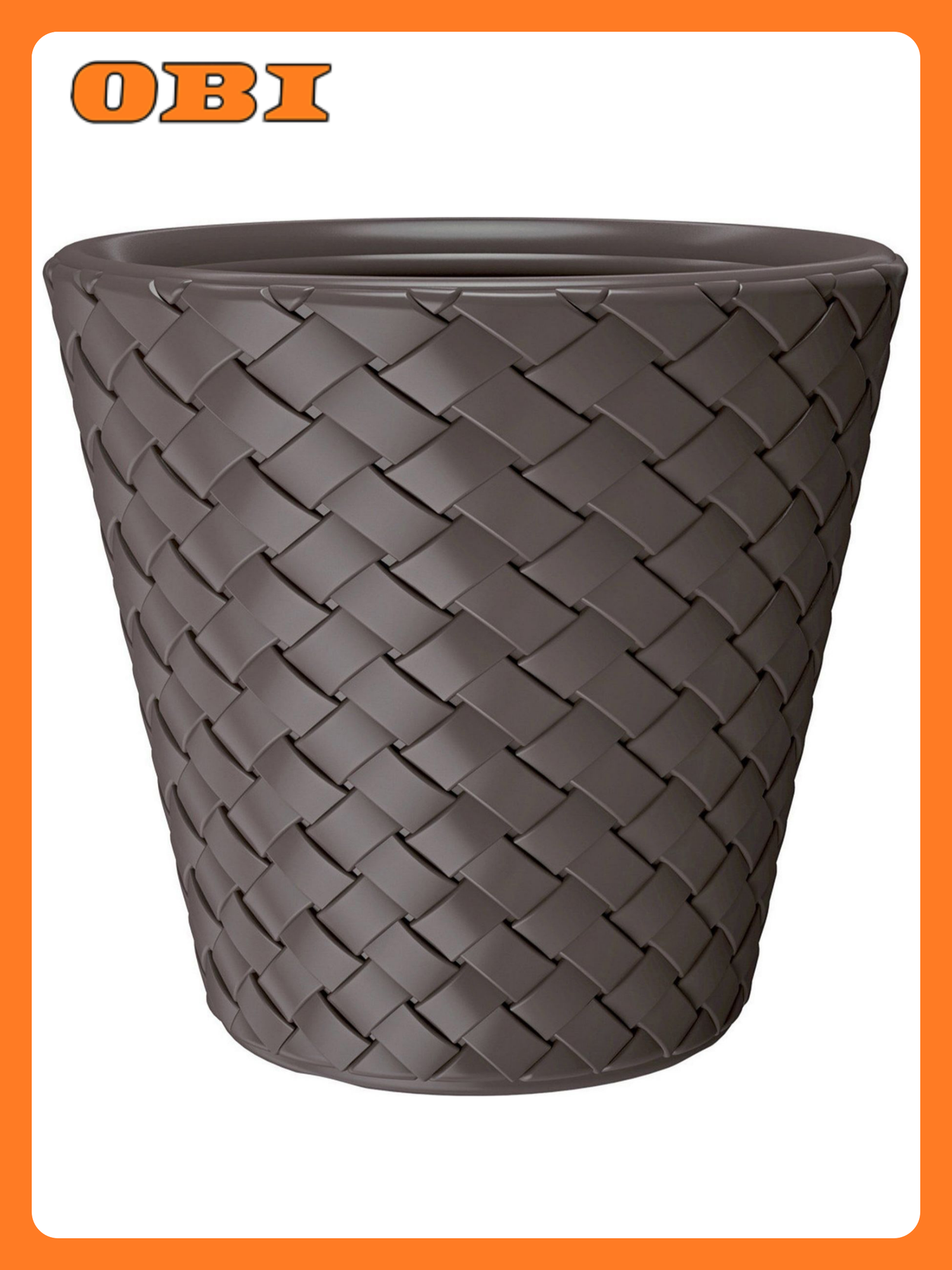 Кашпо Prosperplast Matuba d30 h28 см 12 л полипропиленовое амбра