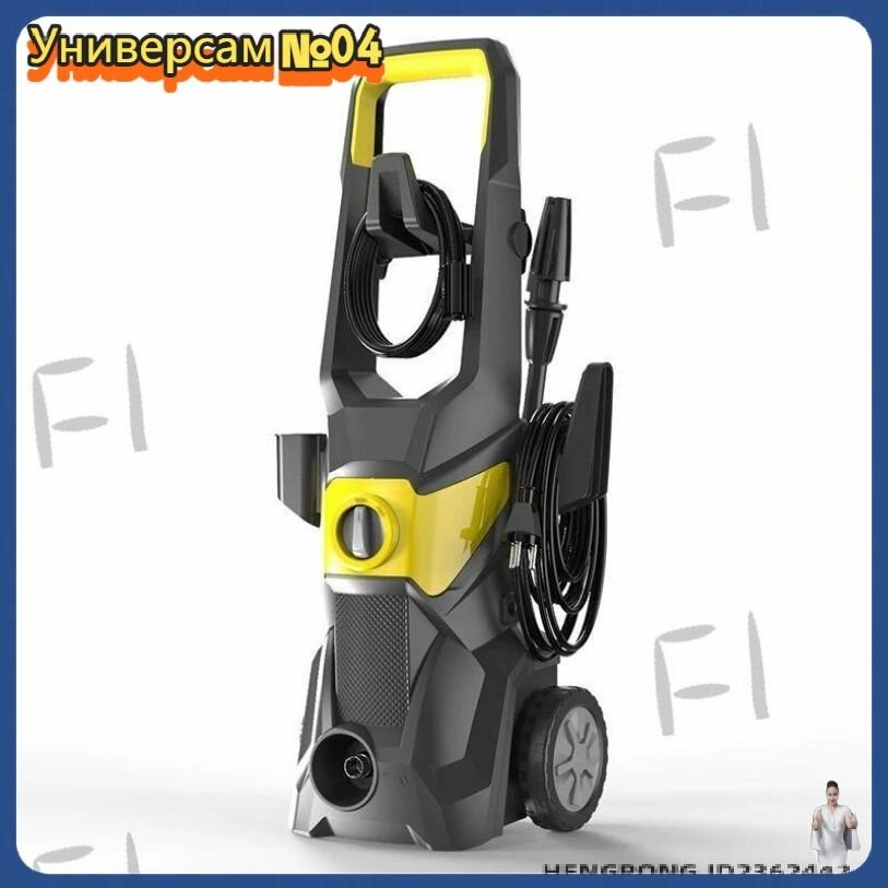 Эксклюзивная барабанная автомойка 8м с пеногенератором 195 бар и мощностью 2500 Вт