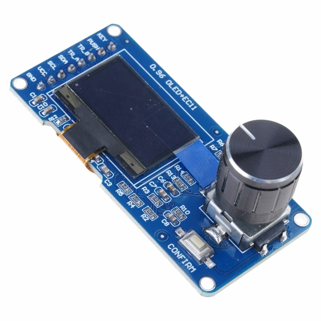 OLED-дисплей плюс комбинированный модуль поворотного энкодера EC11-0,96 дюйма