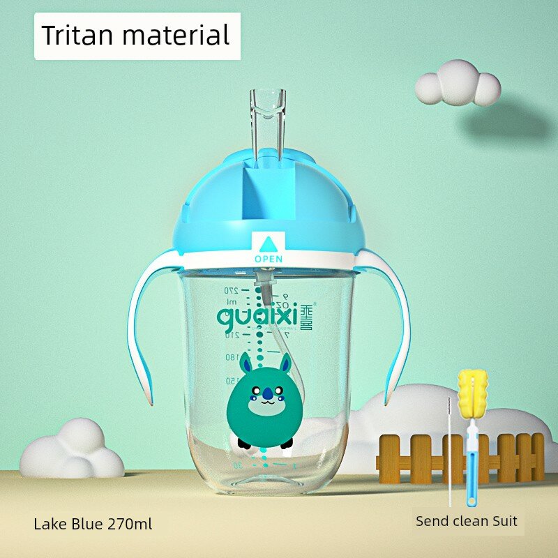 Детская поильник-непроливайка, чашка для воды для детей, обучающая чашка для питья, бутылочка для молока и воды,