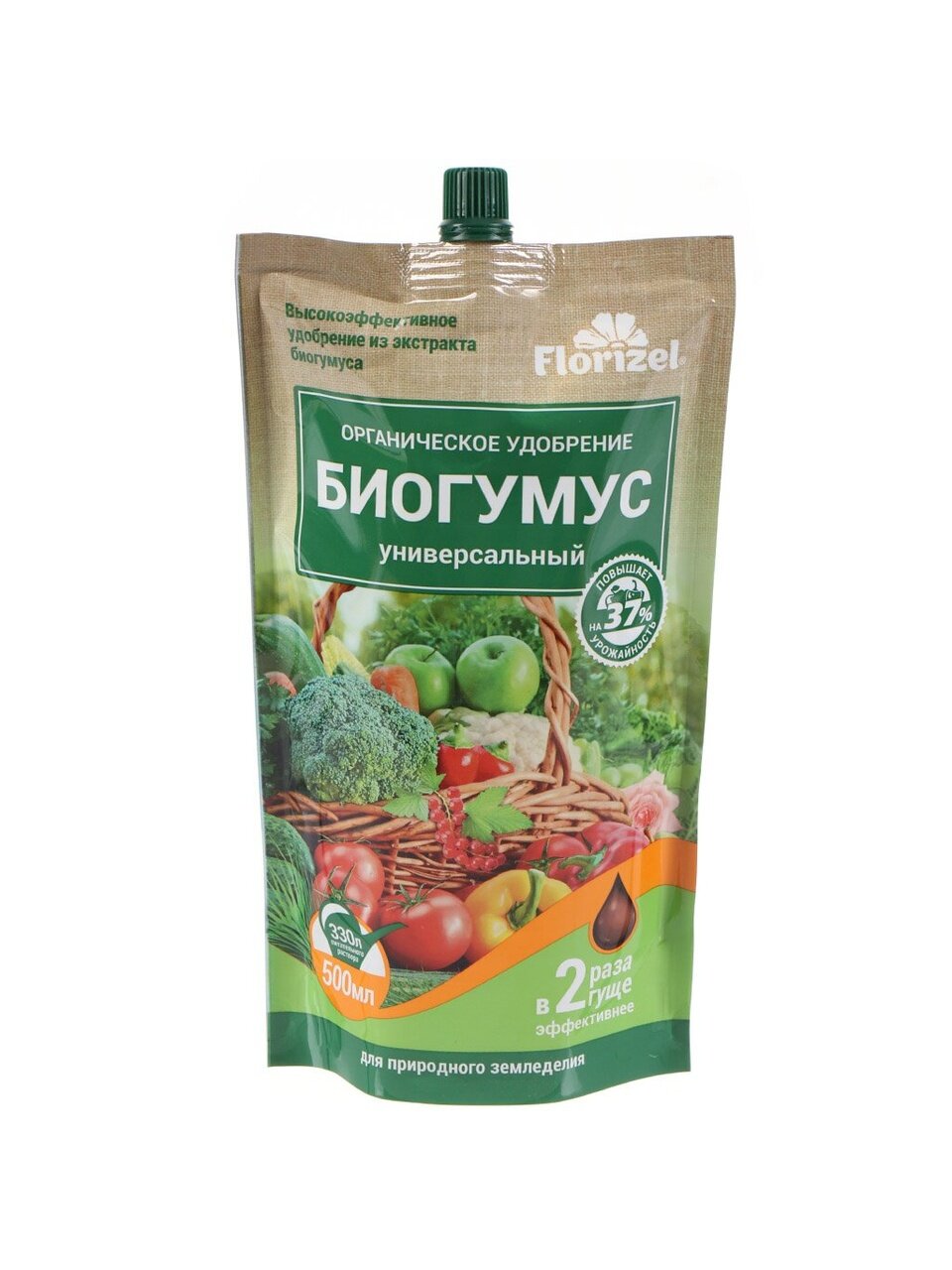 Удобрение Биогумус гель 500 мл Florizel универсальное