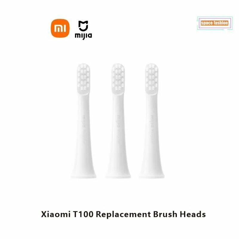 Набор насадок для зубной щетки Xiaomi Mijia T100, 3 шт (Regular MBS302)