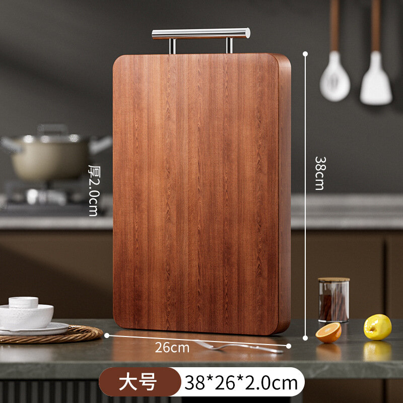 Новая разделочная доска из эбенового дерева, антибактериальная и устойчивая к плесени, домашняя разделочная доска из массива дерева, специальная двусторонняя разделочная доска для кухни, липкая доска