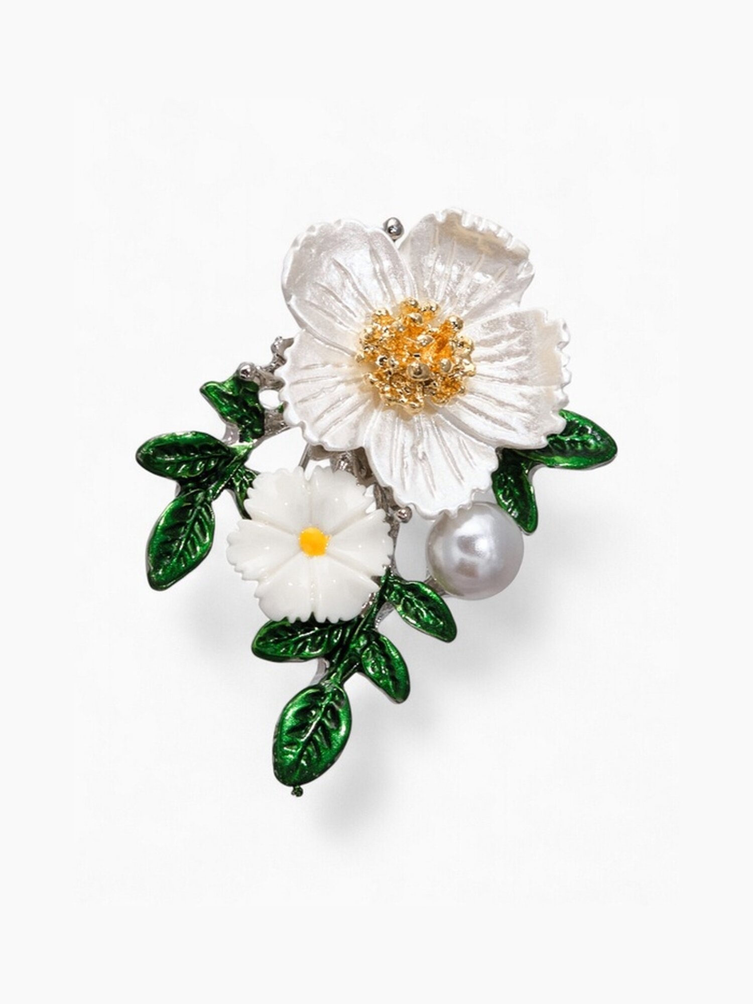 Брошь, стразы