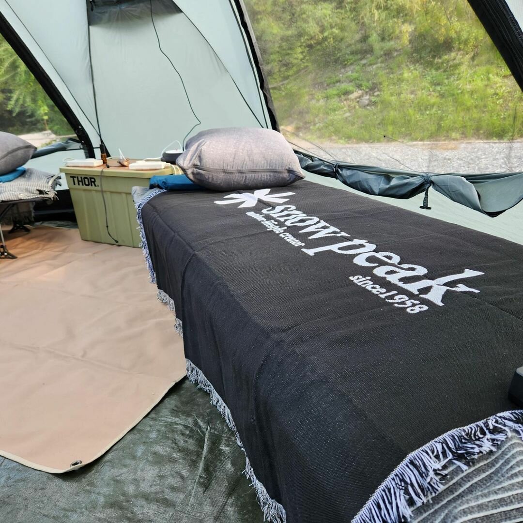 ДОД. Чача Бёрд Япония Кемпинг Снежный Пик Кемпинговое Одеяло Палатка