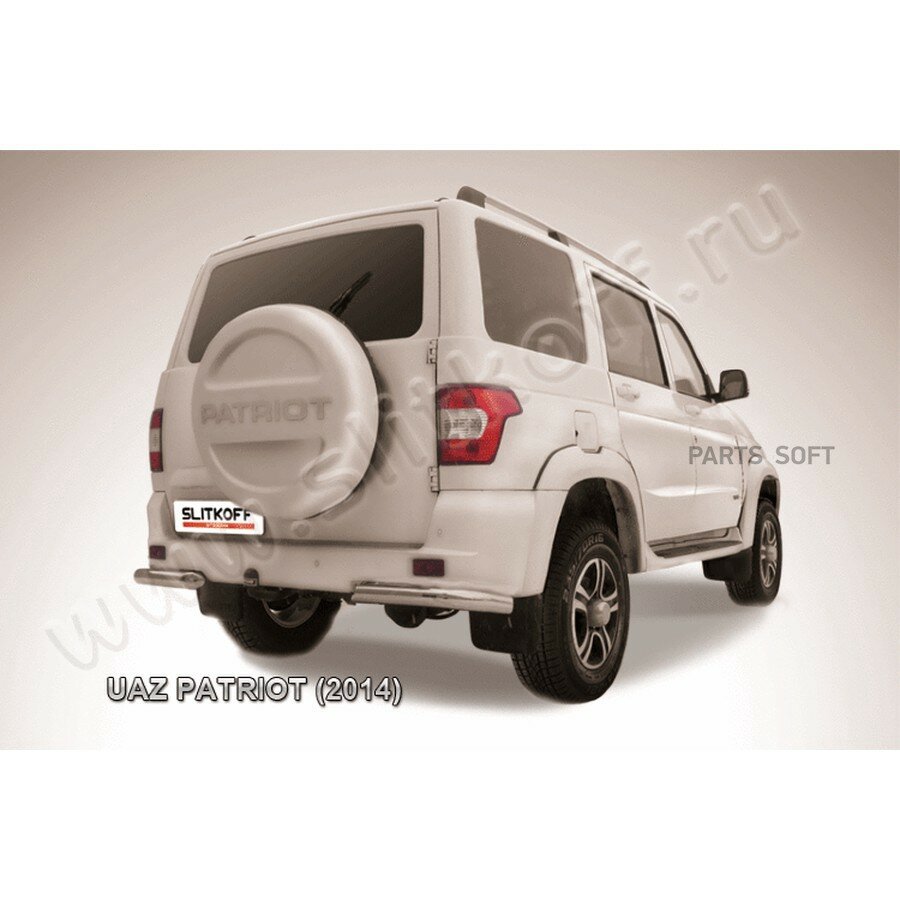 Уголки d76 Uaz Patriot (2014-2023) от официального дистрибьютора, SLITKOFF, артикул UP14007