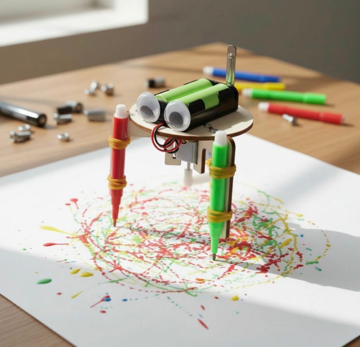 Конструктор "Робот рисовальщик" (собери сам)