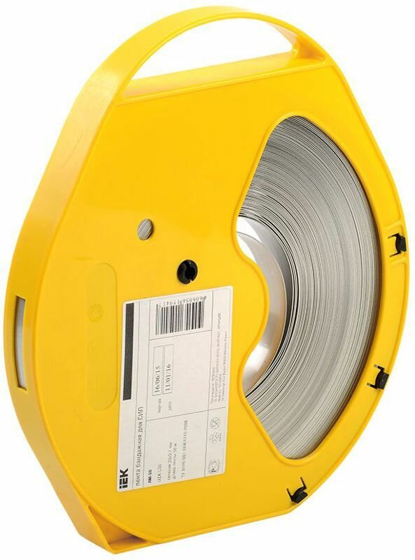 Лента бандажная IEK ЛМ-50, F 2007, COT 37, F 207, упаковка 50 м