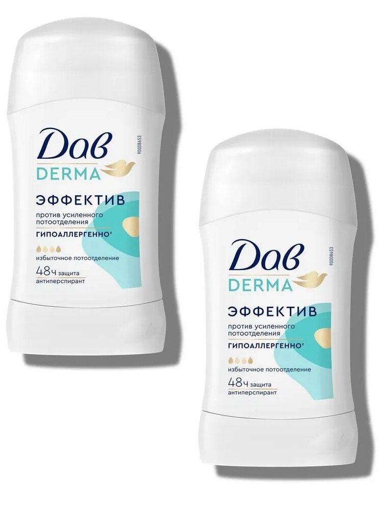 Део-стик Дав Derma Сенситив, 40мл 2шт