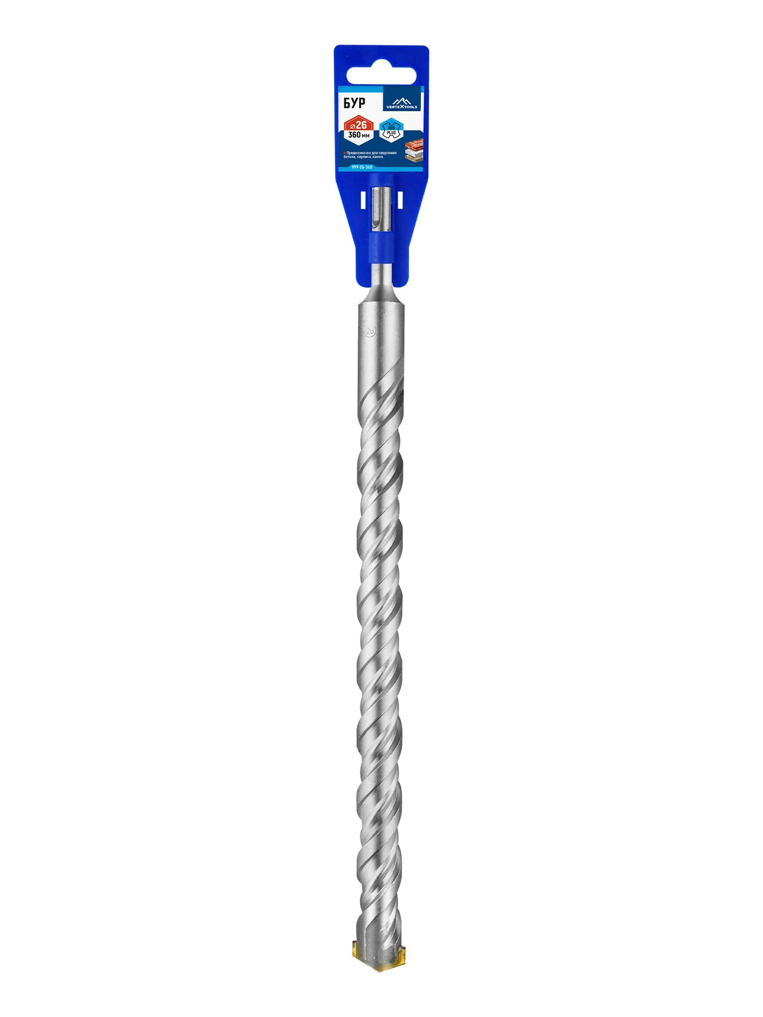 Vertextools буры SDS PLUS 26Х360мм 999-26-360