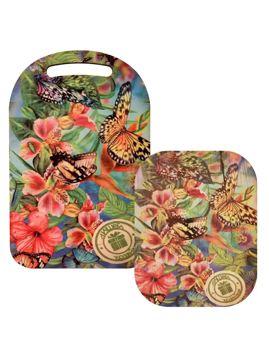 Элегантные доски с бабочками для кухни