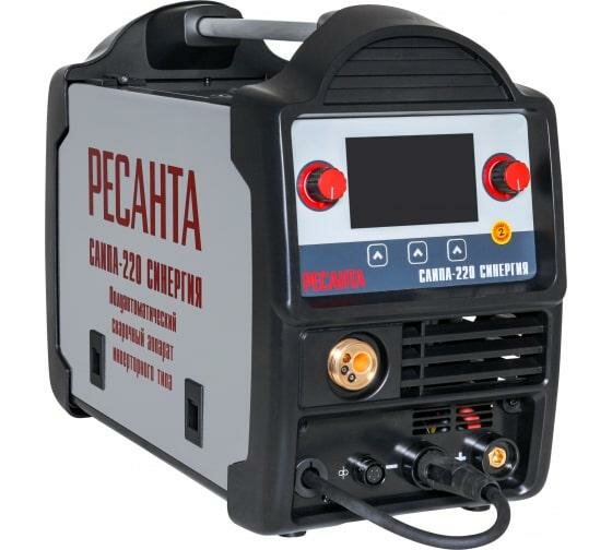 Инвертор сварочный полуавтомат. САИПА-220 синергия (MIG/MAG) Ресанта 65/75