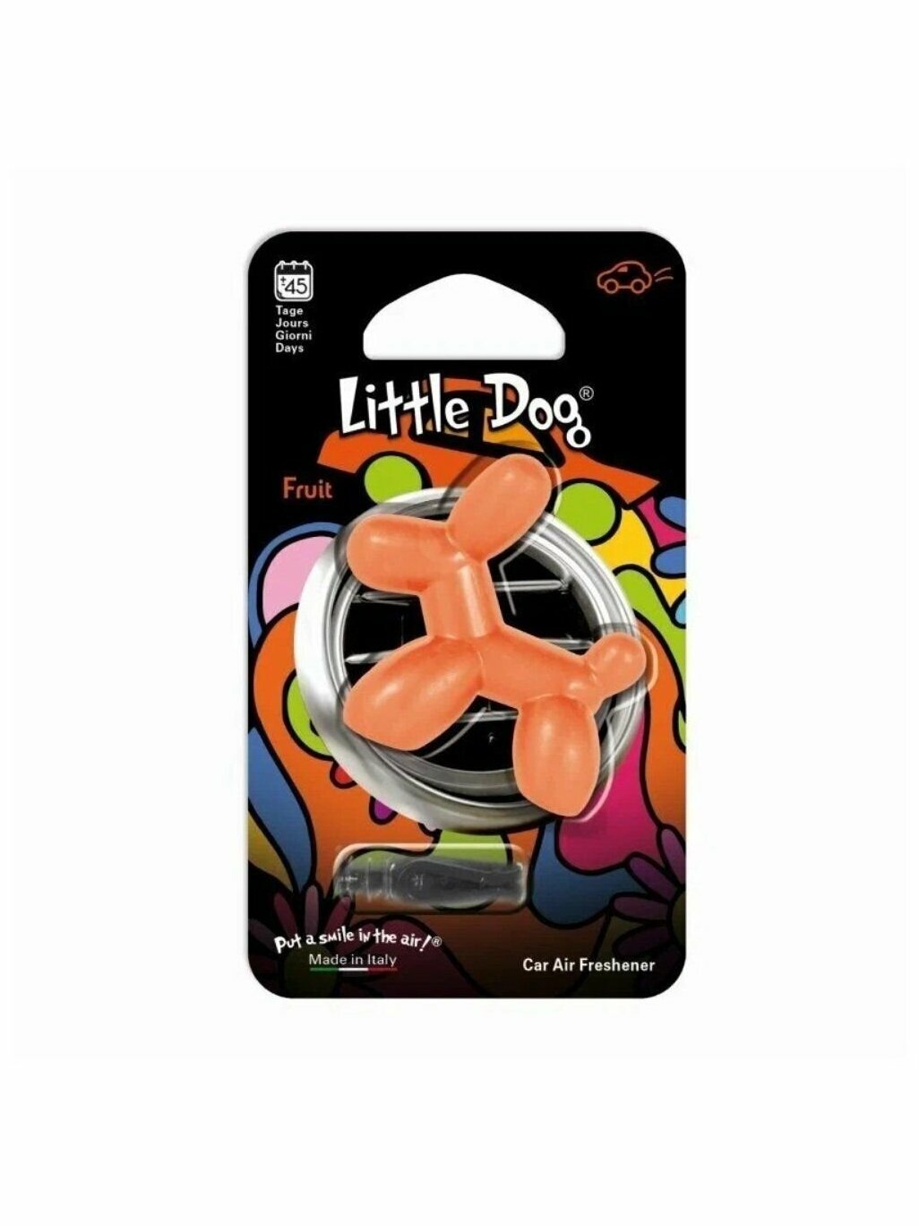 Ароматизатор в машину на дефлектор, сухой, Little Joe, "DOG" Фрукты, LD009